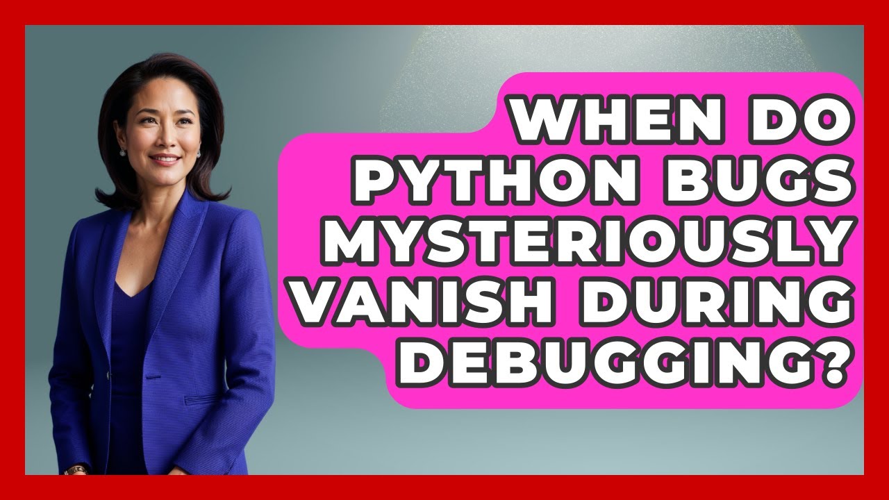 When Do Python Bugs Mysteriously Vanish During Debugging? - Python Code School