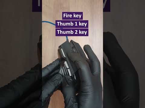 Ambrane Trone Wired Gaming Mouse 7 pre programmed buttons🤩❤️😱 #shorts #viralshorts #asmr