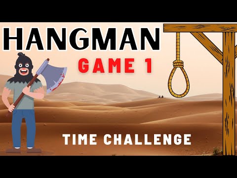 Trivia Quiz : Test your knowledge and Play HANGMAN vs. Time ⏰ - Game 1