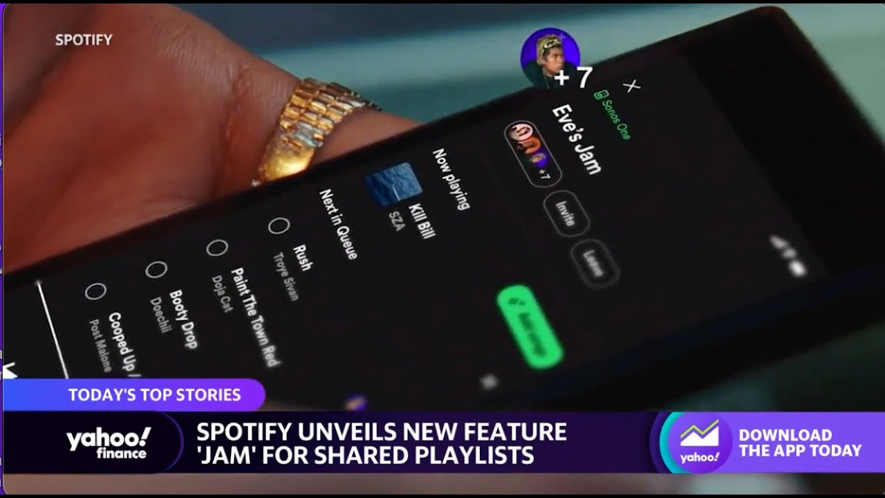Spotify adds 'Jam' feature for shared playlist