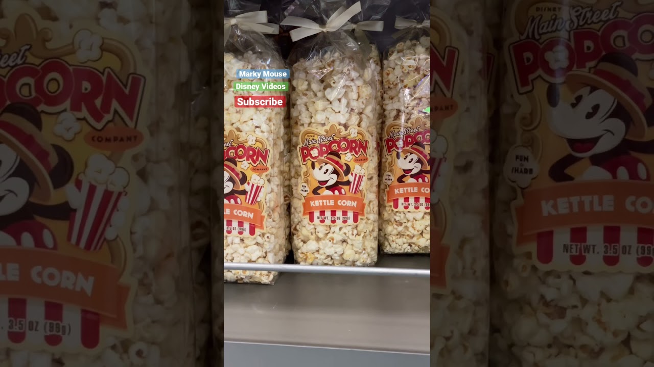 50th Disney’s Main Street Popcorn Walt Disney World #markymouse