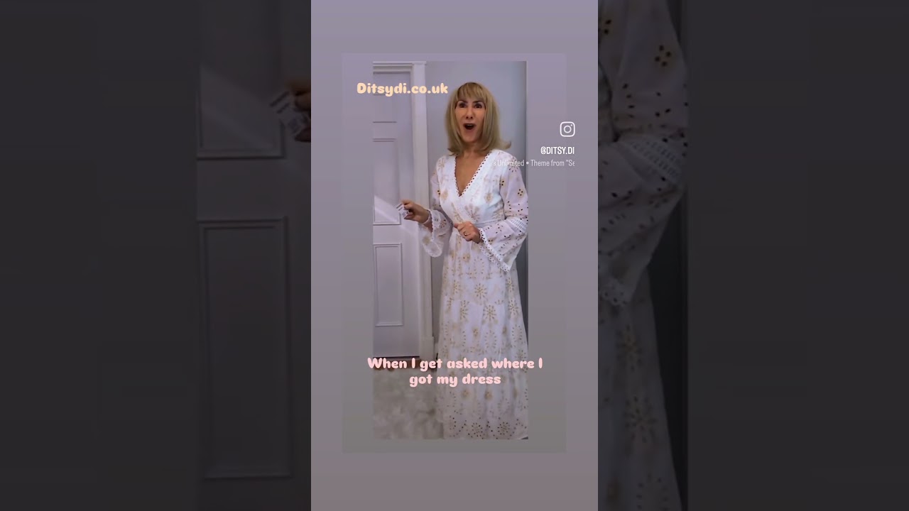 When someone asks where I got my dress💃#dressoftheday#dresslover#whitedress#dressinspo#dressstyle