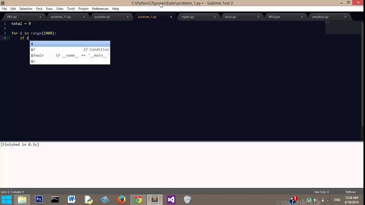 Python: Project Euler #1