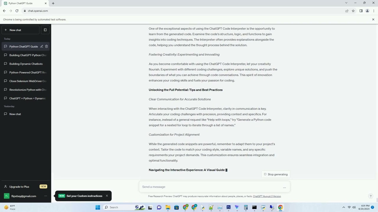 chatgpt code interpreter github