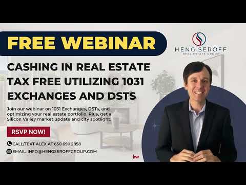 Free Webinar: Cashing in Real Estate Tax Free Utilizing 1031 Exchanges and DSTs