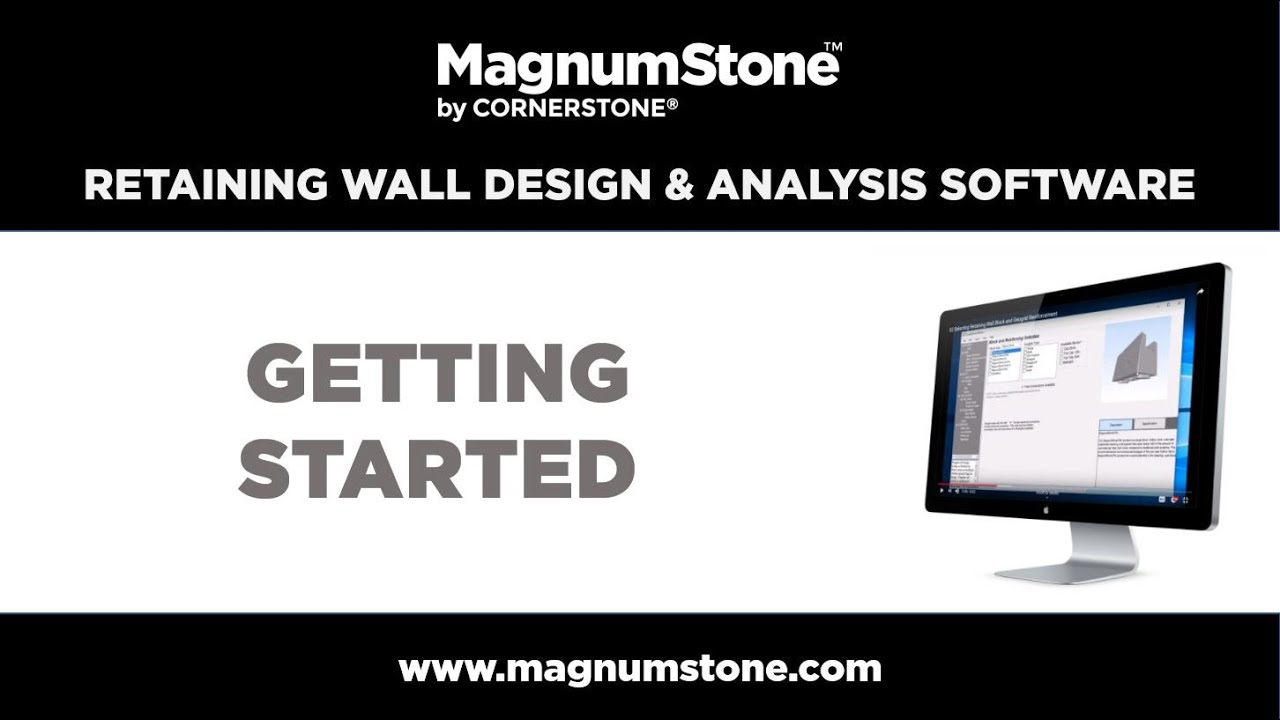 MagnumStone REA Wall Design & Analysis Software Tutorial - Part 1: Getting Started