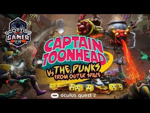 Captain ToonHead vs The Punks from Outer Space | Meta Quest fast review Gameplay | no commentary