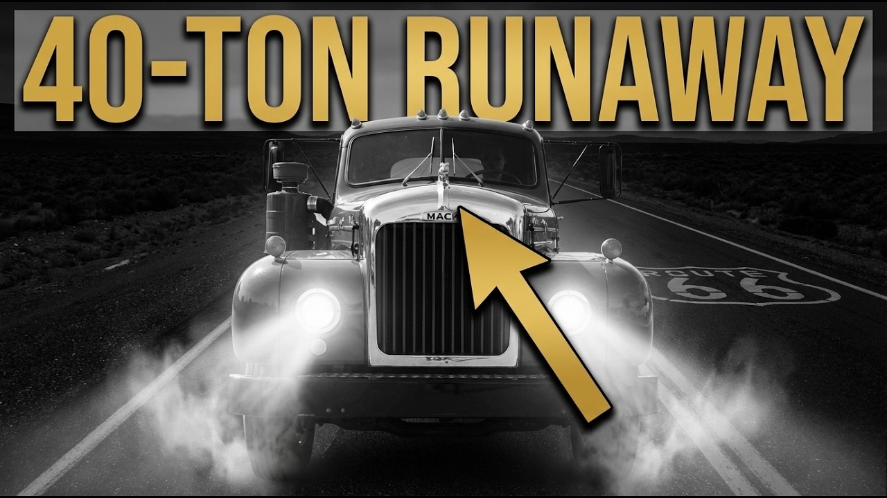 No Brakes No Ramp How a 1955 Mack B-61 Survived a 40-Ton Runaway on Route 66 #truck