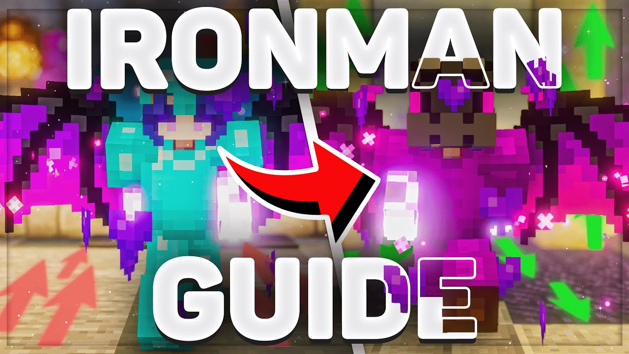 Early Game Hypixel Skyblock Ironman Guide