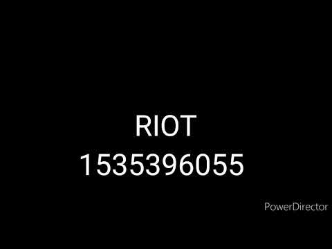 RIOT ROBLOX ID!