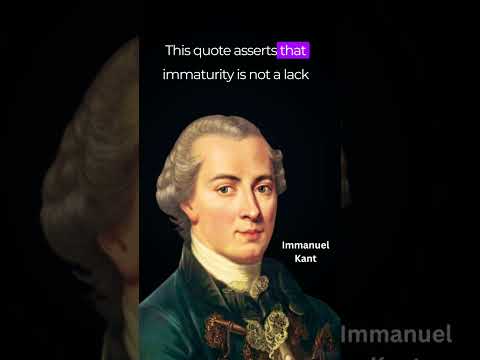 "Immanuel Kant's Timeless Wisdom: Unveiling a Profound Quote"