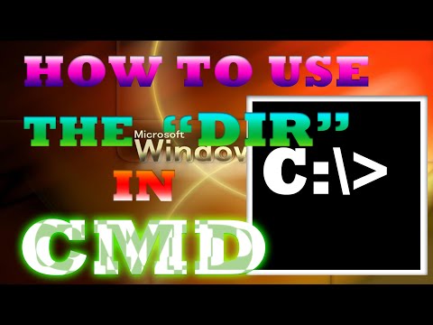 How To Use DIR In CMD