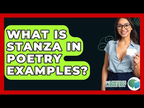 What Is Stanza In Poetry Examples? - The Language Library