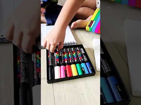 Unboxing - Posca markers #myfavoritethings #love #posca #birthday #020323