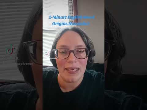 60-Second Word Origins: November