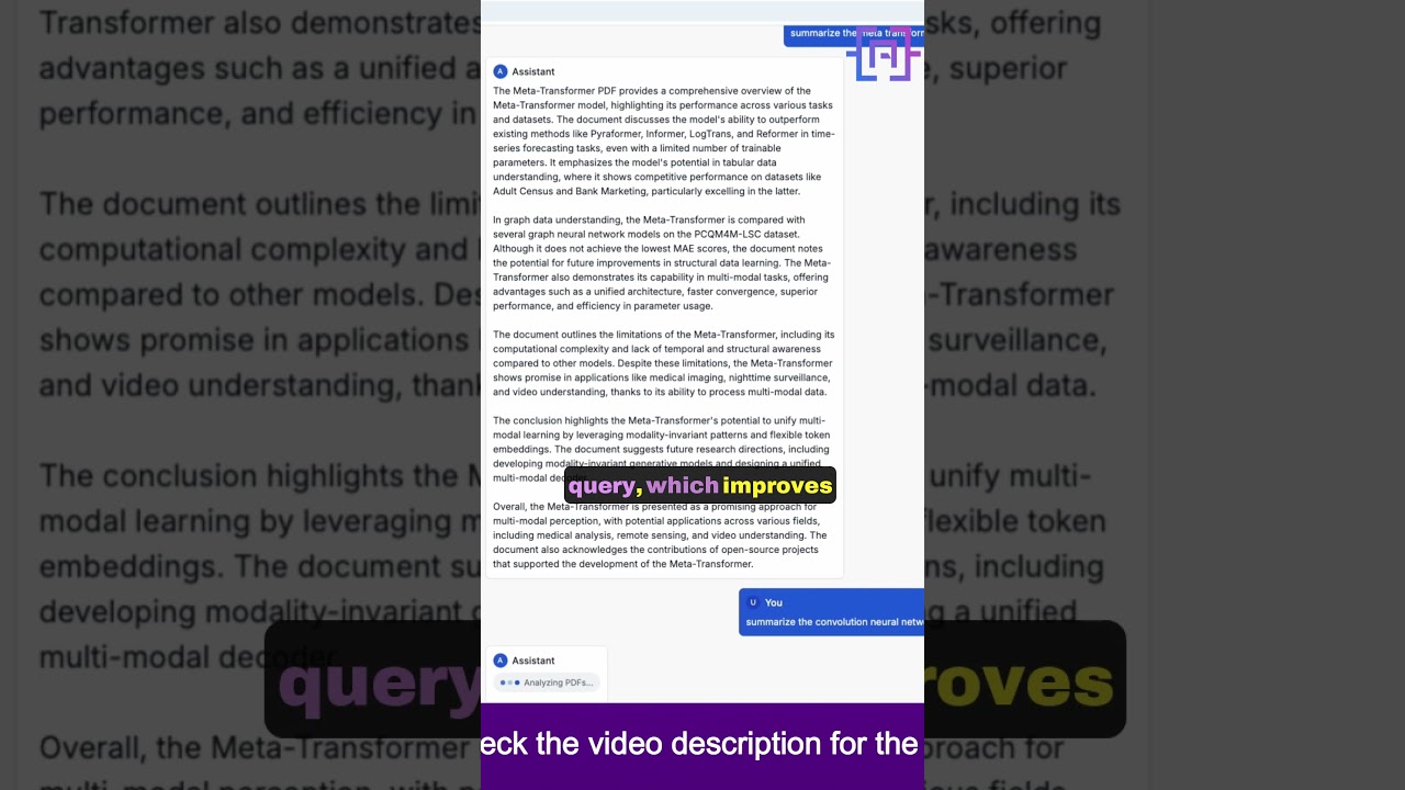 What If Your PDF Assistant Could Actually UNDERSTAND Your Queries?