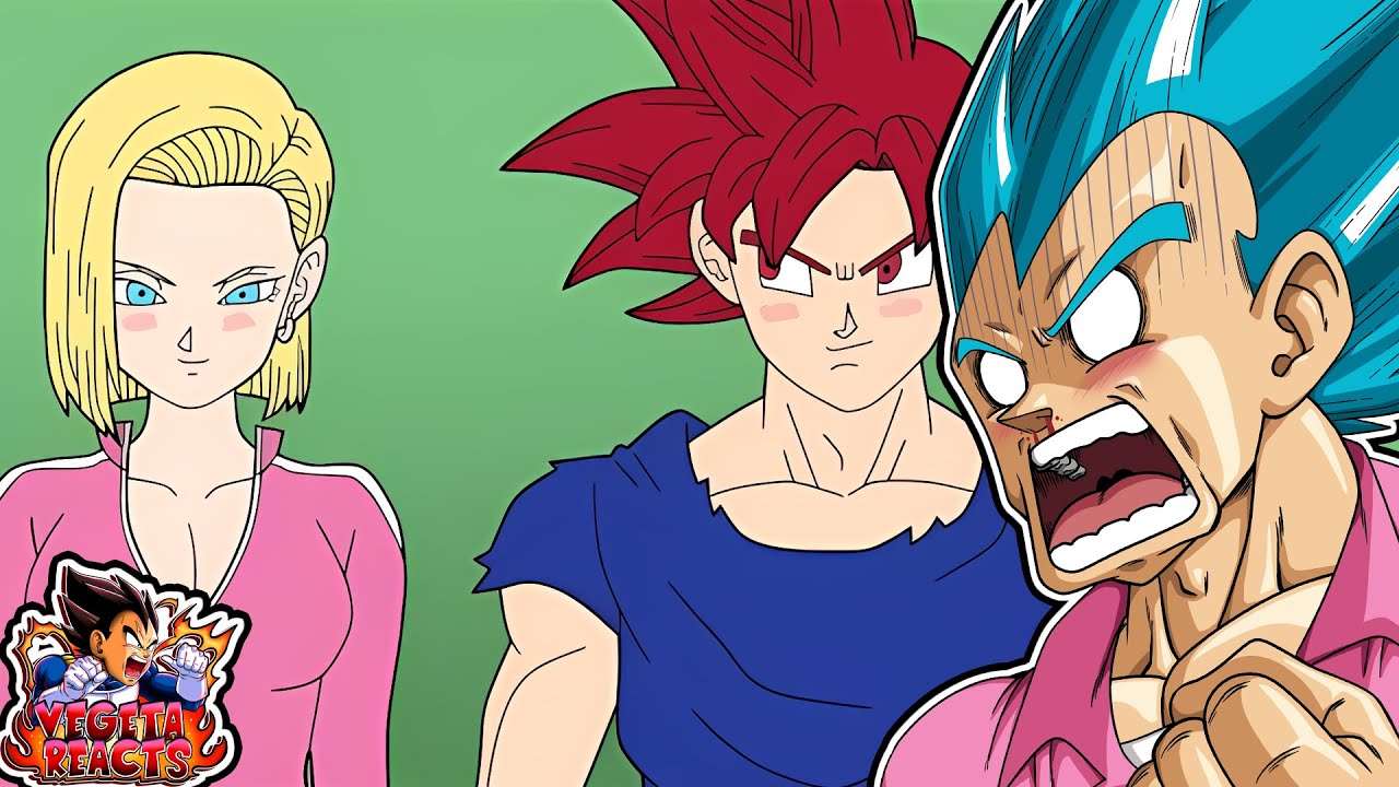 Vegeta Reacts To GOKU SAVES ANDROID 18