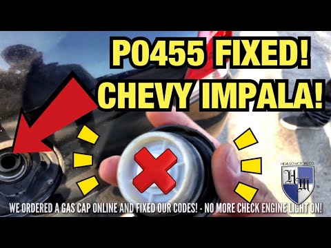 P0455: EVAP LARGE LEAK DETECTED FIXED FAST & EASY 2007-2017 CHEVY IMPALA - THIS IS HOW WE FIXED IT!
