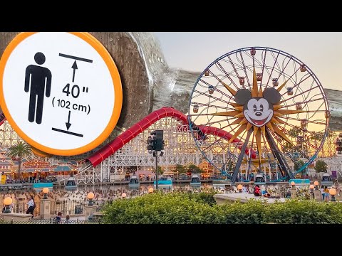 Disney California Adventure Park Height Requirements Guide | Essential 2024 Info