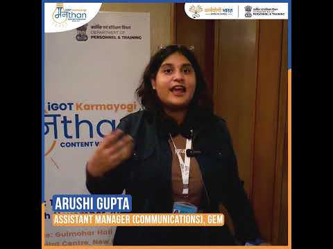 Arushi Gupta | Assistant Manager for Communications at Government e-Marketplace (GeM)