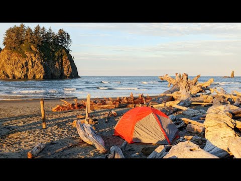 Camping On The Beach In November | Olympic National Park