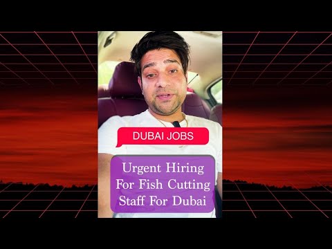 Butcher Meat & Fish Cutting Job Dubai #dubaicareers #dubaijobs #dubailife