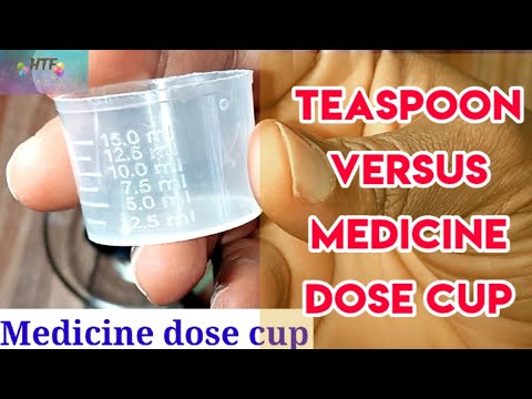 Is A Teaspoon 5ml Of A Medicine Dose Cup?