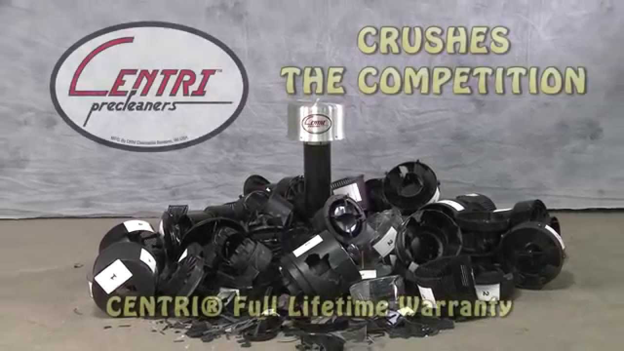 CENTRI vs Metal precleaner 1