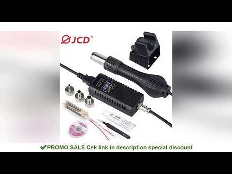 JCD 750W Heat Gun Digital Display Micro Rework Soldering Station Hot Air Gun For Welding Repair Tool