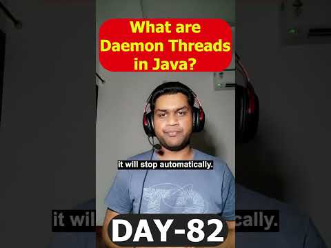 What are Daemon Threads in Java? #java #interview #interviewtips