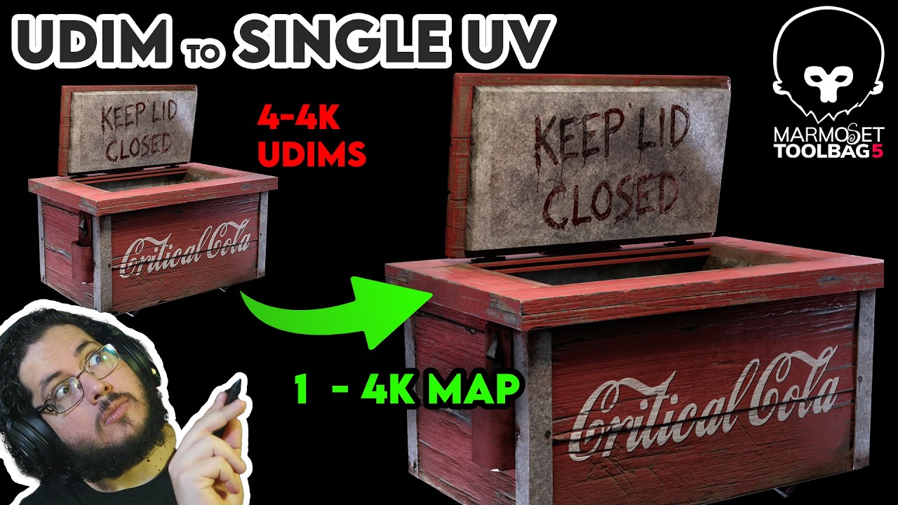 Converting UDIMS to Single TextureSet