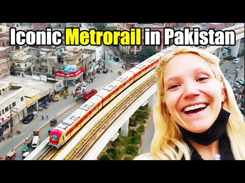 American Reacts to PAKISTAN'S FIRST METRO TRAIN! 🇵🇰 | Lahore Orange Line Metro | Pakistan Travel