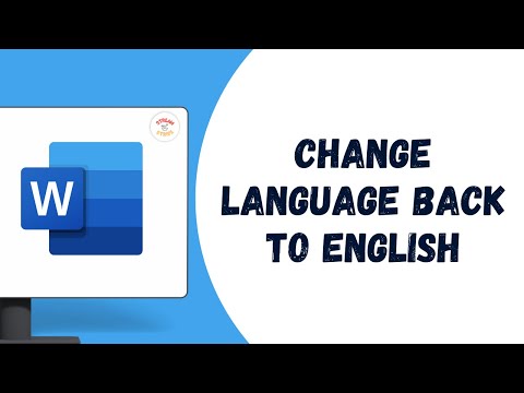 How to Change Language in Microsoft Word back to English