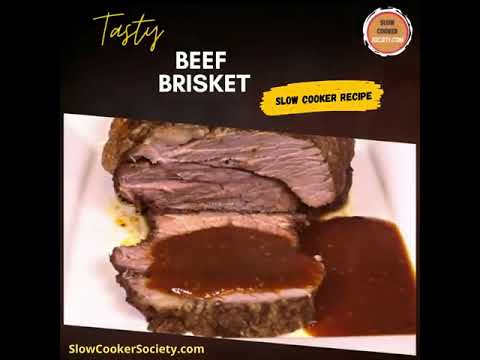 Delicious Crock Pot Beef Brisket| How to Prepare a Slow Cooker Beef Brisket