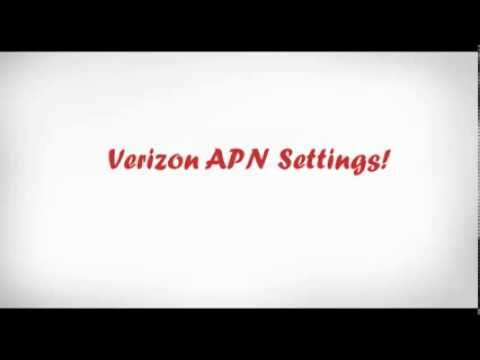 Verizon APN Settings