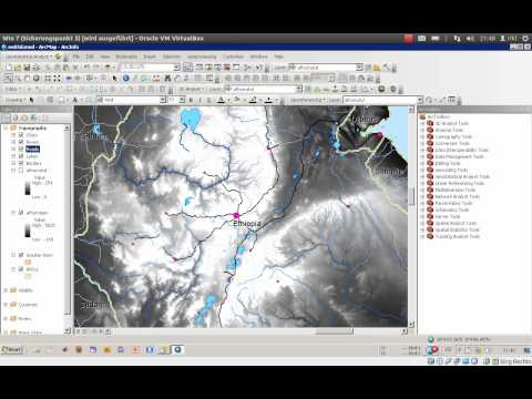 ArcGIS Desktop part 9 (poster creation part 4; raster representation: color schemes) Video ...