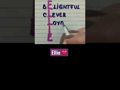 Meaning of the name ELLIE #meaning #name #ellie