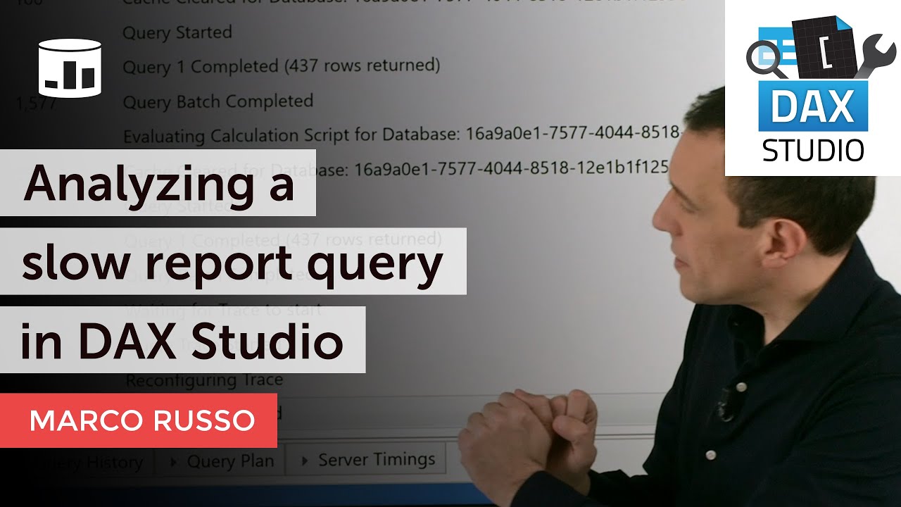 Analyzing a slow report query in DAX Studio