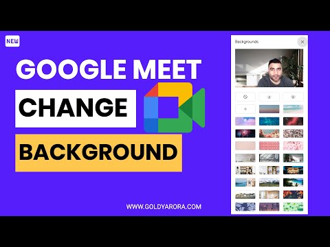 How to change background in Google Meet (in 2021) - look professional on Google Meet video calls.