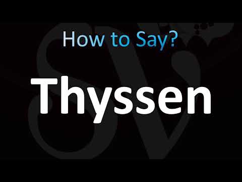 How to Pronounce Thyssen (CORRECTLY!)