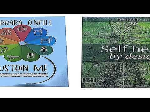 2 Books Self Heal By Design / Sustain Me By Barbara O'neill Guide Book in English Paperback