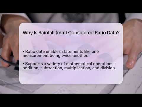 Why Is Rainfall (mm) Considered Ratio Data? - The Friendly Statistician