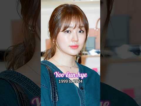 Yoo Eun Hye evolution from 1999 to 2024