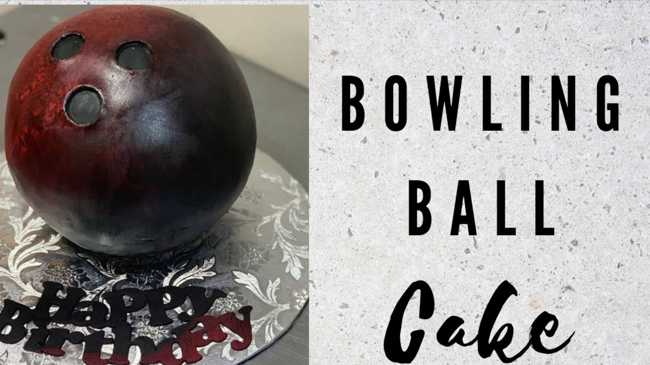 3D Bowling Ball Cake