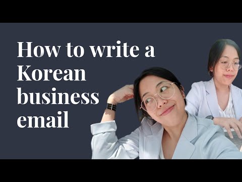 How to Write a Korean Business Email