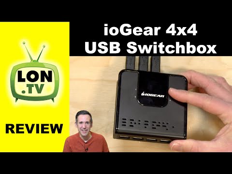 IOGEAR 4x4 USB Sharing Switch Review - Share 4 USB devices with 4 Computers