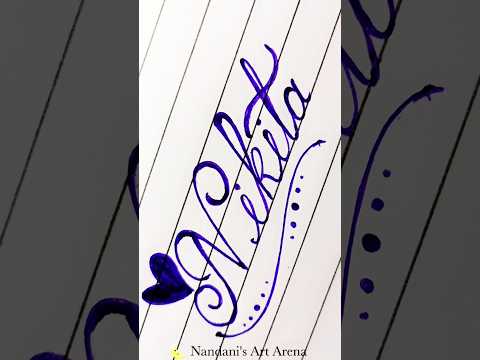 Nikita Name Art #shorts #ytshorts @n_arts_11