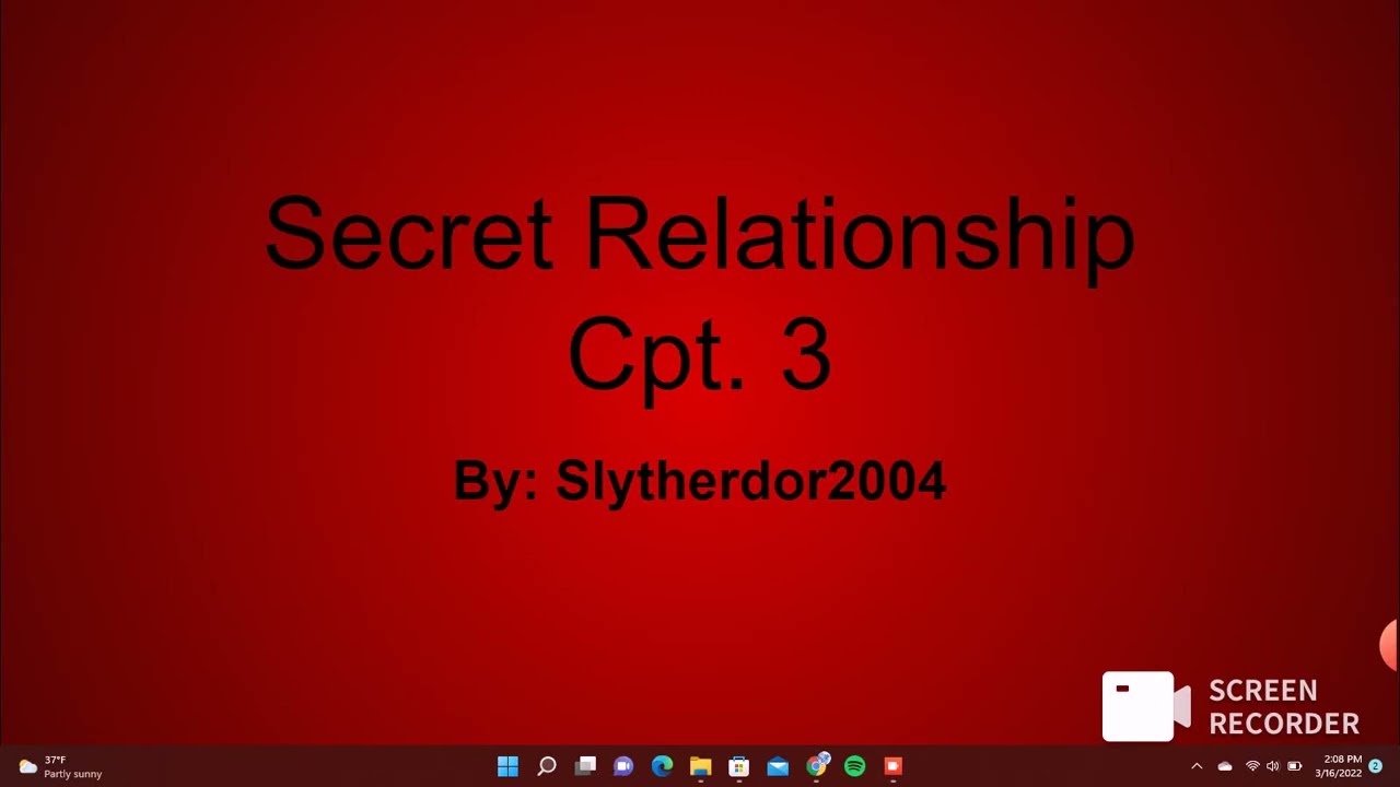 Secret Relationship: Chapter 3
