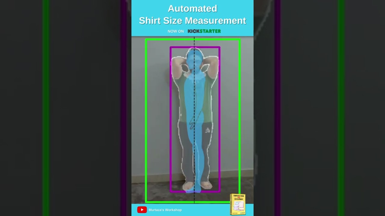 Automated Shirt Size Measurement - Computer Vision Web Development