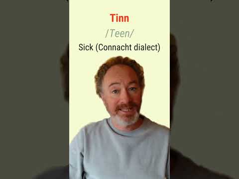 How to say I'm sick in Irish. #bitesizeirish